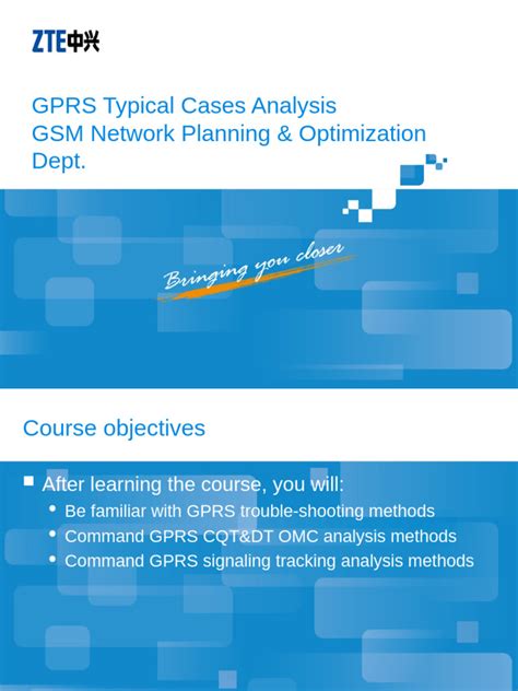 Gsm Pando A En Gprs Optimization Case Analysis Training Material 201011