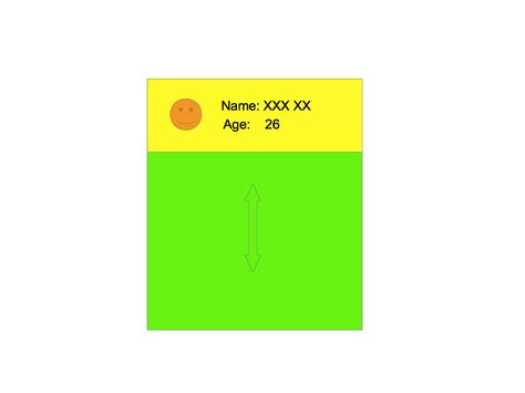 Android How To Define A Layout With Two Parts In My Case Stack Overflow