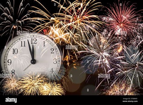 Happy New Year Conceptual Image New Year Countdown Clock With