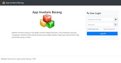 APLIKASI PENCATATAN INVENTARIS BARANG BERBASIS WEB