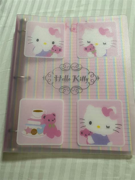 Original Sanrio Hello Kitty Binder With Stationery Hobbies And Toys