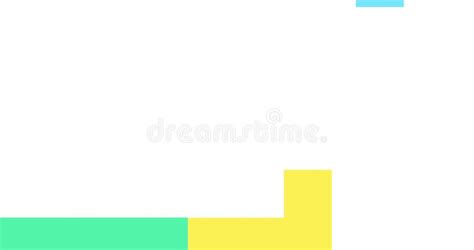 Tetris Animation On White Background Retro Arcade Game Colorful Animated Background Or