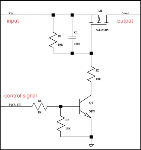 The Moment The PMOS Switch Is Turned On The Inrush Current Is Too Large And The PMOS Burns Out