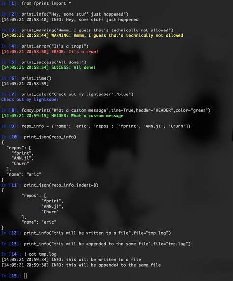 GitHub Ericchiang Fprint Fancy Printing In Python