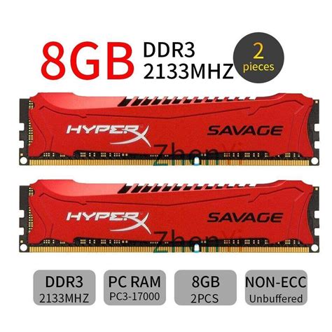 Hyperx Savage 16gb 2x 8gb Ddr3 Oc 2133mhz Pc3 17000 Desktop Memory Ram