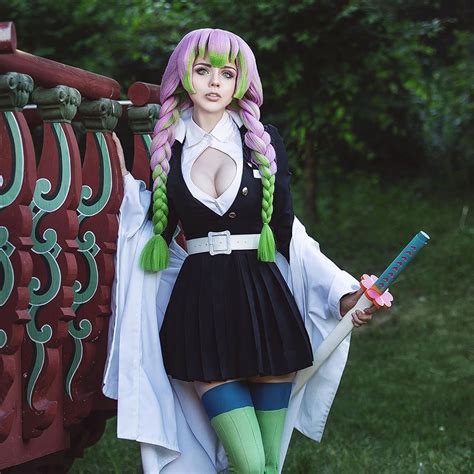 Anime Demon Slayer Cosplay Kanroji Mitsuri Costumes Kimetsu No Yaiba The Best Porn Website