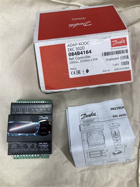 Régulateur Contrôleur Danfoss Ekc 302d Ekc302d 084b4164 Chambre Froide Vitrine Ebayde Régulateur Contrôleur Danfoss Ekc 302d Ekc302d 084b4164 Chambre Froide Vitrine Ebayde