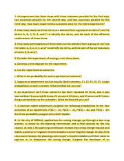 UNIT 2 Class Problem1 Pdf 1 An Experiment Has Three Steps With Three Outcomes Possible For