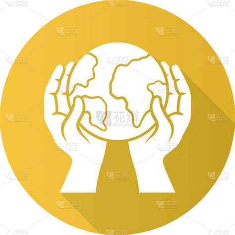 行星 符号 计算机图标 扁平化设计 长阴影 气候 数字0 自然界的状态 环境 全球通讯