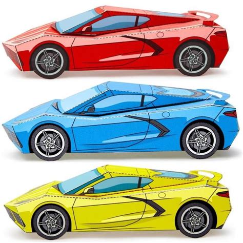 2020s Corvette Stingray Paper Model By Chevrolet How To Make A
