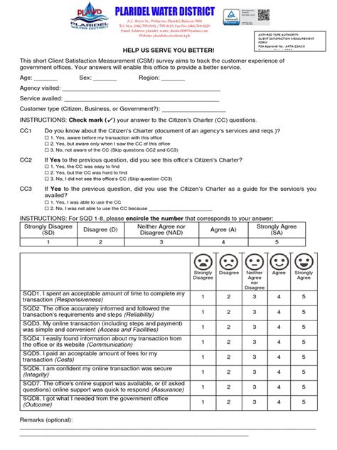 Csm Survey Pdf Business Service Industries