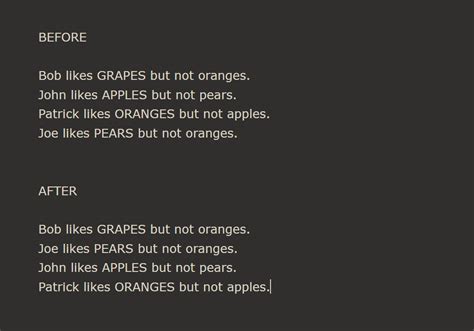 Javascript Move Line Of Text To The Topbottom Based On Specific