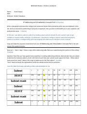 NETW Module Report Docx NETW Module Practice Lab Report Name Aaron Quaye