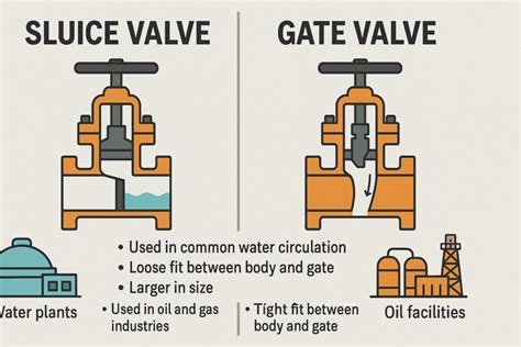 Sluice Valve Vs Gate Valve Whats The Difference And Which One To Use