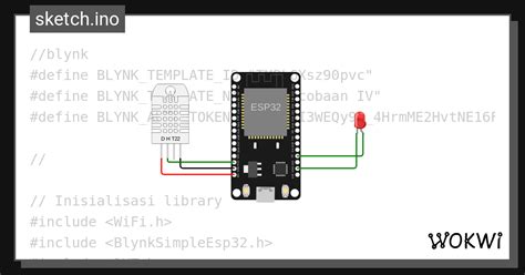 Percobaan IV Wokwi ESP STM Arduino Simulator