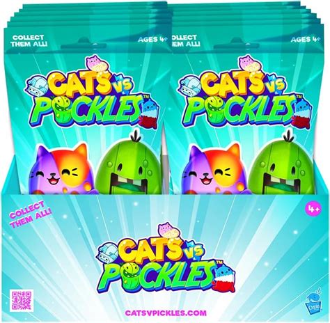 Cats Vs Pickles Mystery Bags 12pack Teal Assortment C