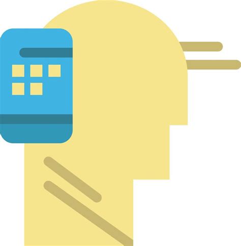 Communication Connected Human Mobile Mobility Flat Color Icon Vector