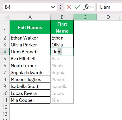 How To Excel Split Separate Last Name In Columns MyExcelOnline