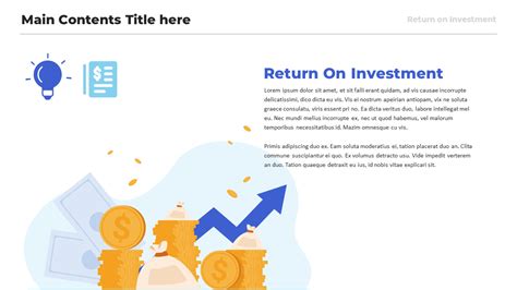 Return On Investment Roi Ppt Template Ppt