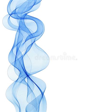 Abstract Blue Wave Wave Pattern Vector Geometric Illustration Eps 10 Stock Vector