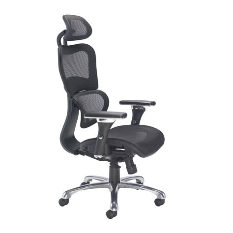 Chachi Mesh Back Ergonomic Office Chair Black Workplace Stuff Uk