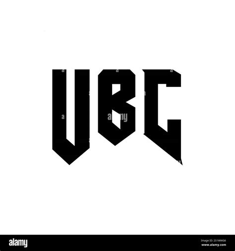 Ubc Letter Logo Design For Technology Company Ubc Logo Design Black