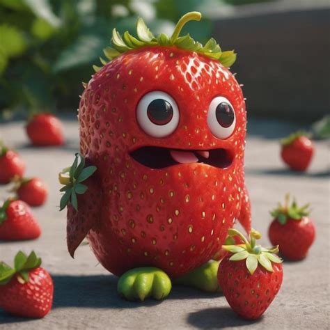 Premium AI Image Strawbery