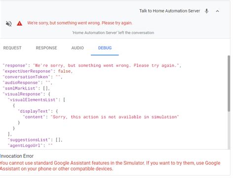 Google Assistant Keeps Losing Connection With Home Assistant Page 2 Voice Assistant Home