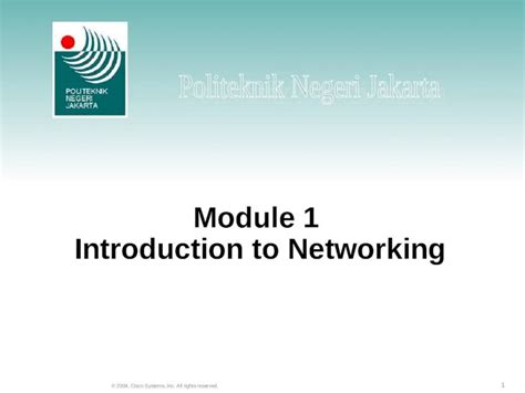 Ppt Cisco Ccna Module 1 Dokumentips