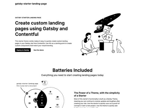 Gatsby Starter Landing Page By Gatsbyjs A Gatsby Template Built At