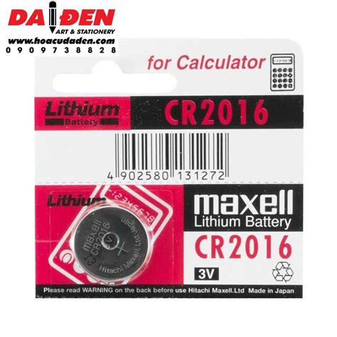 Pin Maxell Cr2016 Lithium 3v