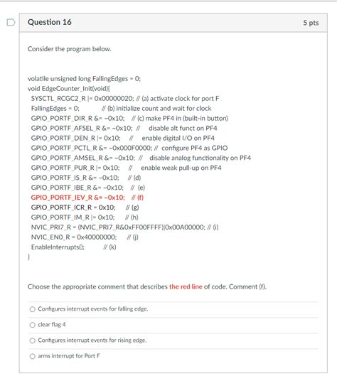 Solved Question 16 5 Pts Consider The Program Below