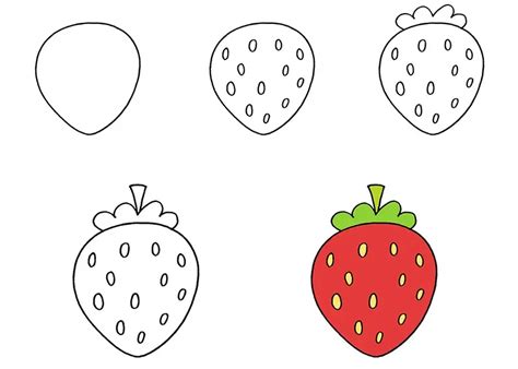 37 عکس از دنیای رنگارنگ نقاشی دخترانه توت فرنگی