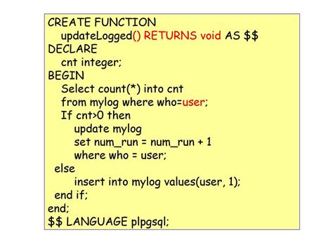 Programming In Postgresql With Plpgsql Ppt Download