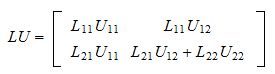 Lu Decomposition