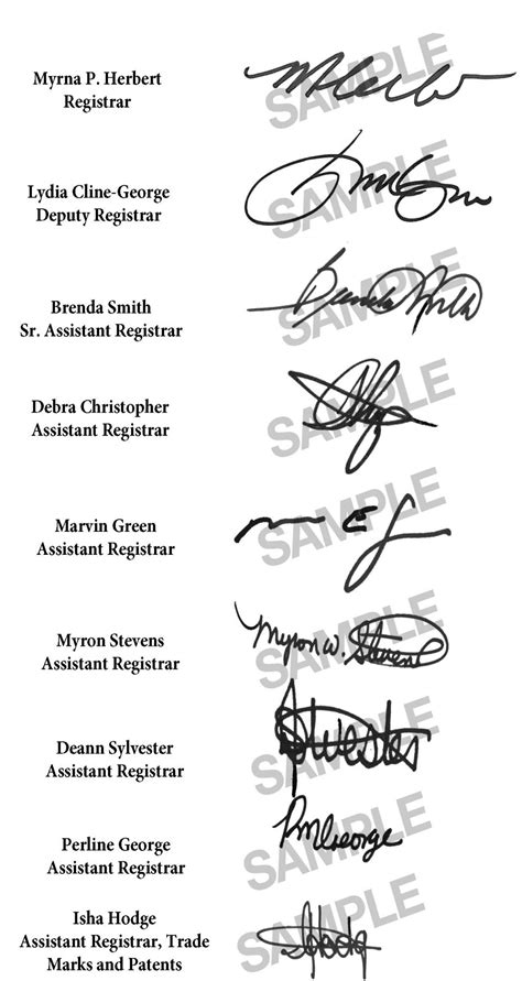 Authorised Signatories At The Registry Of Corporate Affairs British