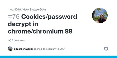 cookies password decrypt in chrome chromium 88 · issue 76 · moond4rk