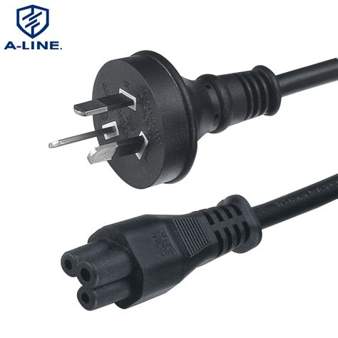 Australian PC Power Cord With IEC C Mickey Mouse Connector Power Cord And Australian Two Pins