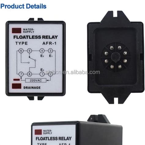 China Imported AFR 1 Floatless Relay With Base Water Supply Liquid Drainage Level Controller