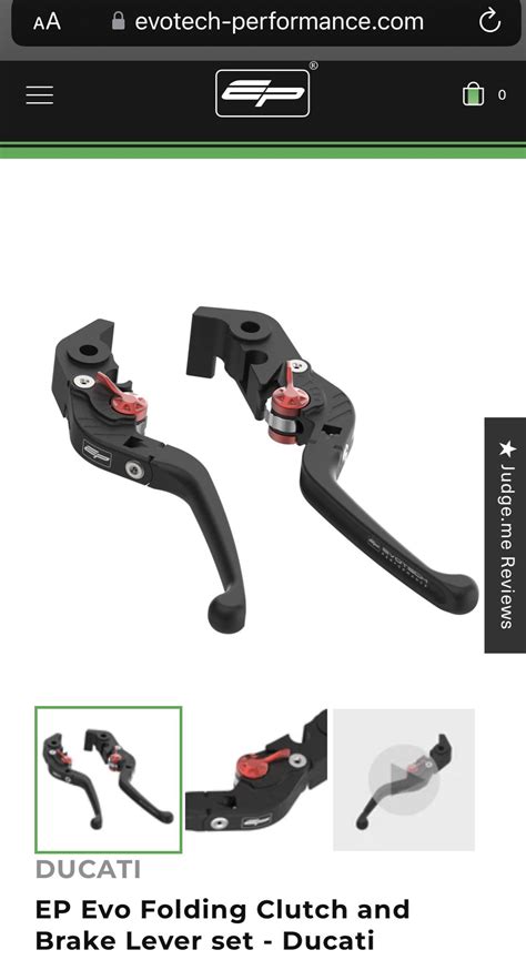 Are Evo Tech Levers Any Good R Ducati