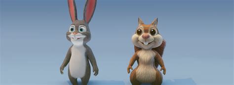 Chirp N Fluffy Animated Squirrel Flippednormals