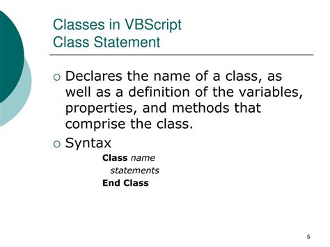 Ppt Vbscript Powerpoint Presentation Free Download Id862979