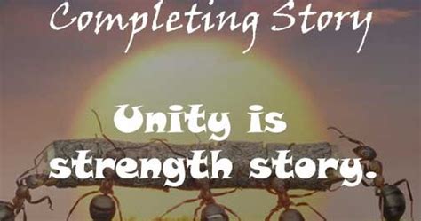 Unity Is Strength Story The Old Man And His Sons