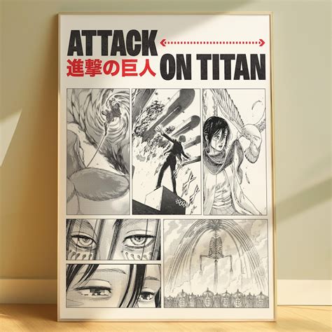 Attack On Titan Manga Panels Etsy