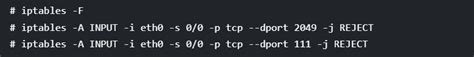 how to setup an iptables firewall to enable remote access to services