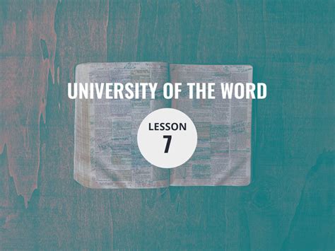 Lesson 07 — The Unity Principle Dick Eastman