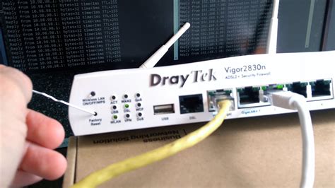 How To Factory Reset A Draytek Vigor N Router YouTube