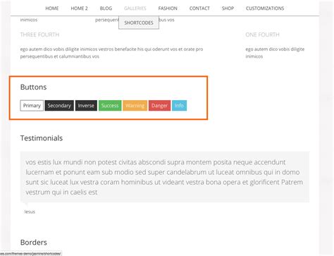 how to insert a button shortcode knowledge base