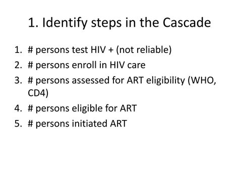 PPT Achieving Program Targets A N HIV Care Cascade Approach PowerPoint Presentation ID