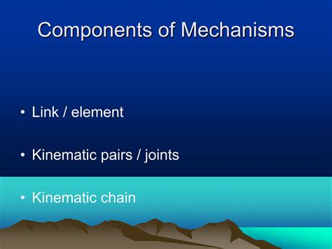 Kinematicsppt Kdm Tom Kinematics Of Machines Ppt